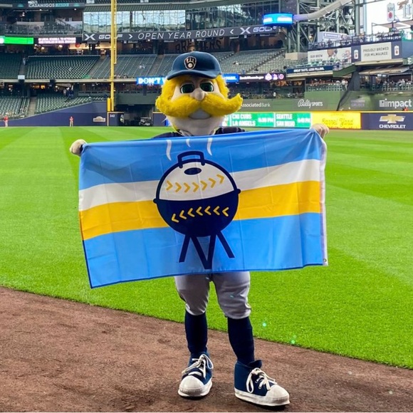 MLB | Wall Decor | Brewers City Connect Flag | Poshmark